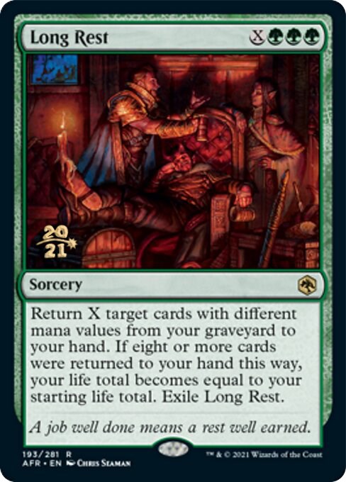 Long Rest - Prerelease Cards - Magic: The Gathering