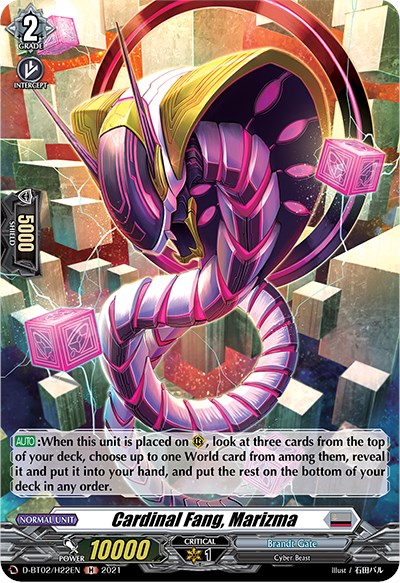 Cardinal Fang, Marizma (Holo) - A Brush with the Legends - Cardfight ...