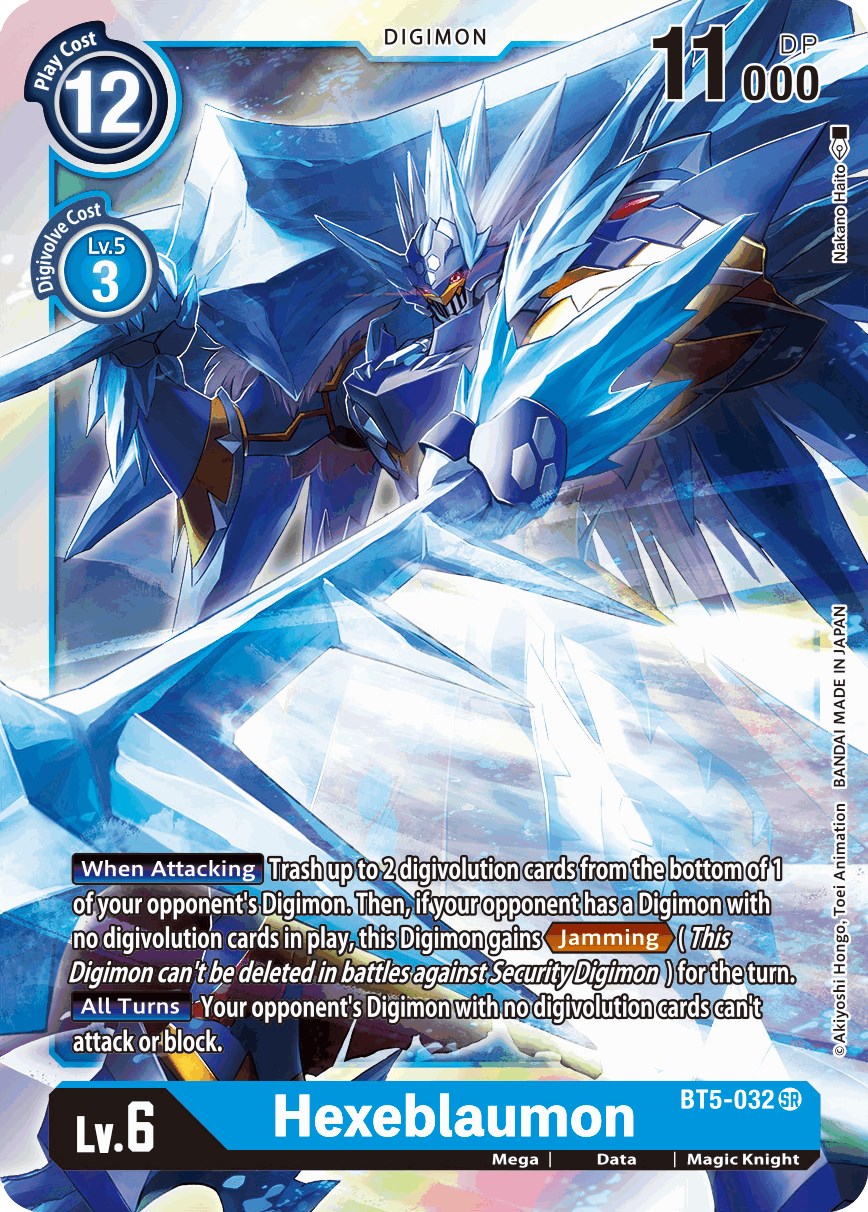 Hexeblaumon - Battle of Omni - Digimon Card Game