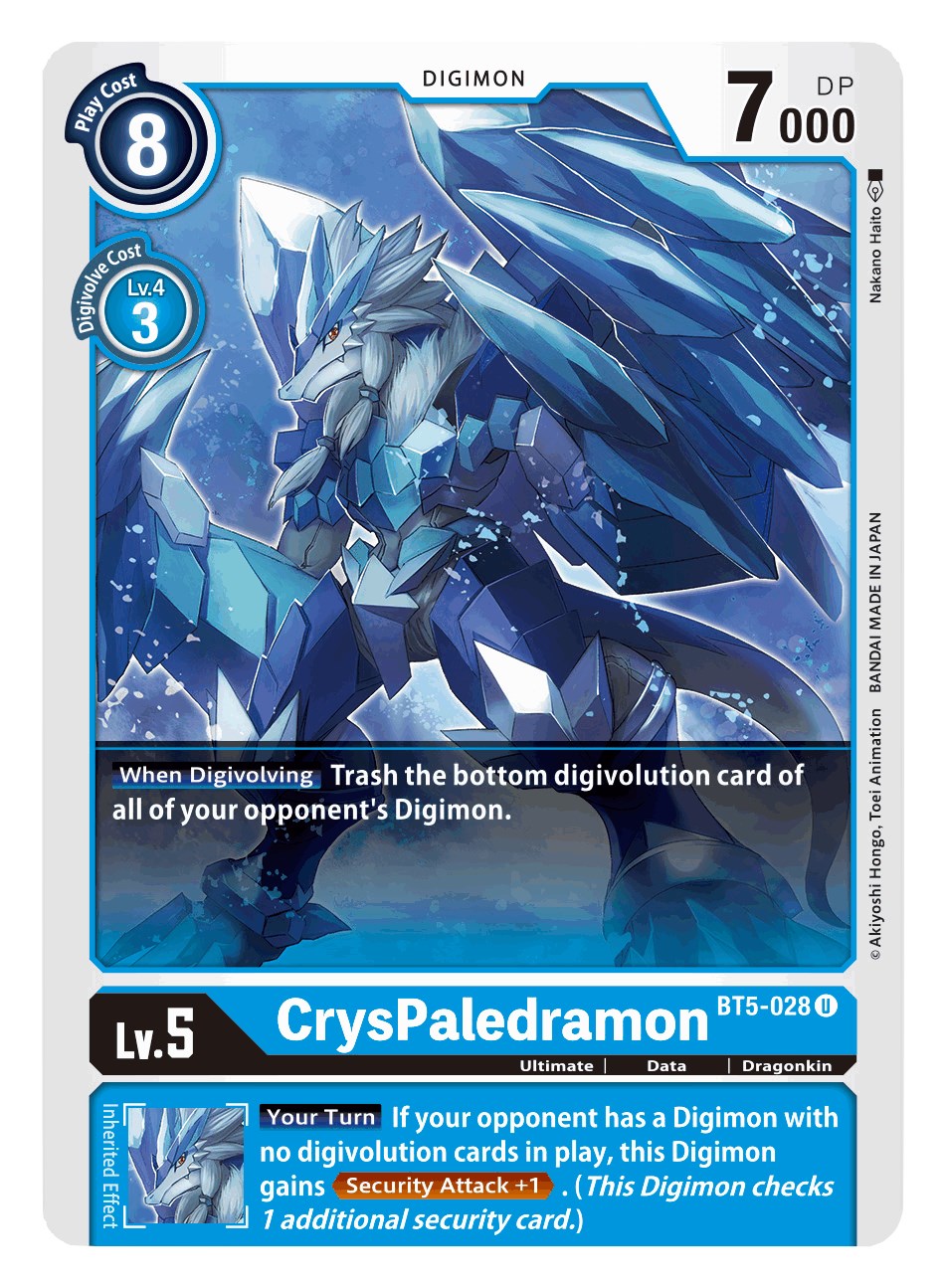CrysPaledramon - Battle of Omni - Digimon Card Game