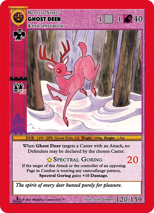 Ghost Deer - Cryptid Nation: First Edition - MetaZoo