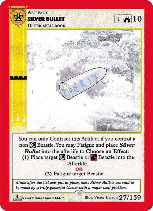 Silver Bullet - Cryptid Nation: First Edition - MetaZoo