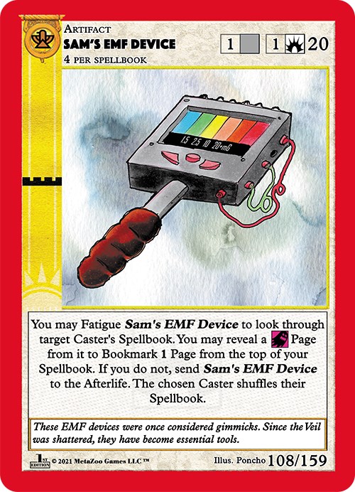 Sam's EMF Device - Cryptid Nation: First Edition - MetaZoo