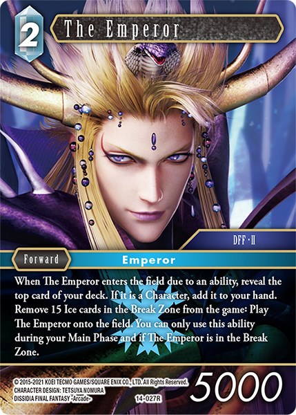 The Emperor - Opus XIV: Crystal Abyss - Final Fantasy TCG