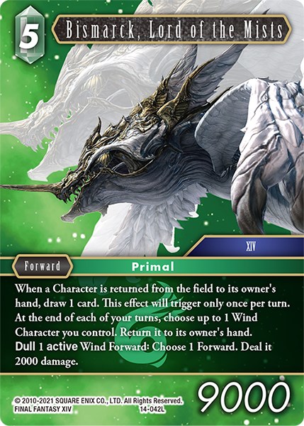 Bismarck, Lord of the Mists - Opus XIV: Crystal Abyss - Final Fantasy TCG