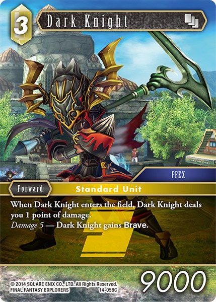 Dark Knight - Opus XIV: Crystal Abyss - Final Fantasy TCG