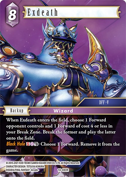 Exdeath - Opus XIV: Crystal Abyss - Final Fantasy TCG