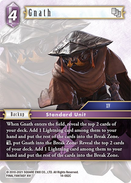 Gnath - Opus XIV: Crystal Abyss - Final Fantasy TCG