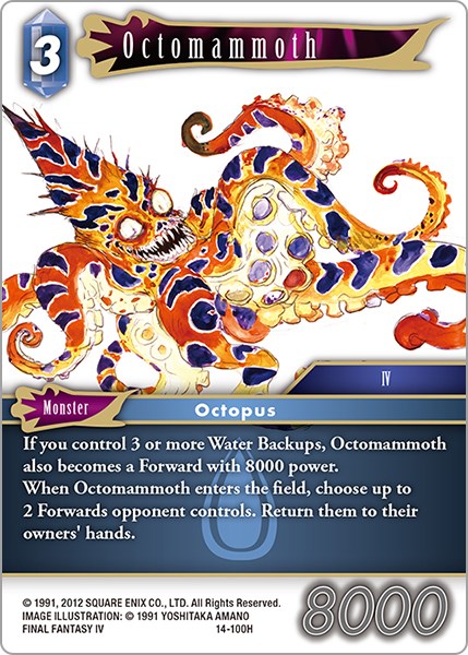 Octomammoth - Opus XIV: Crystal Abyss - Final Fantasy TCG