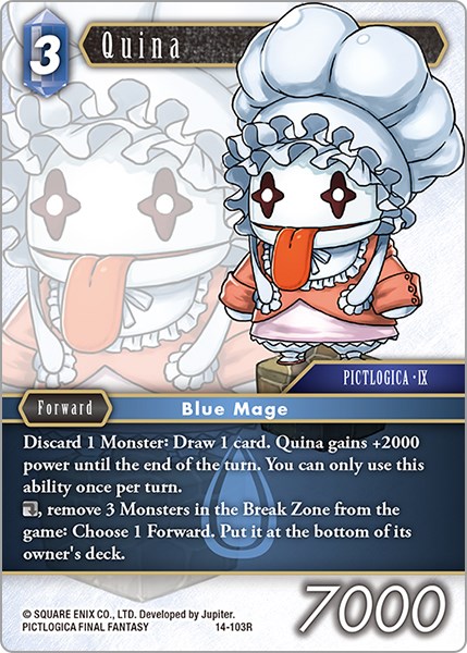 Quina - Opus XIV: Crystal Abyss - Final Fantasy TCG