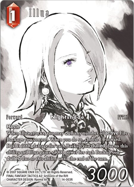 Illua (Full Art) - Opus XIV: Crystal Abyss - Final Fantasy TCG