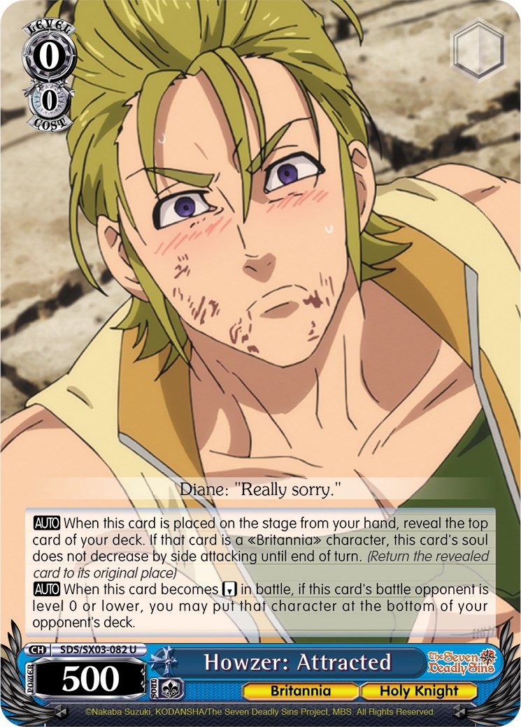 Howzer: Attracted - The Seven Deadly Sins - Weiss Schwarz