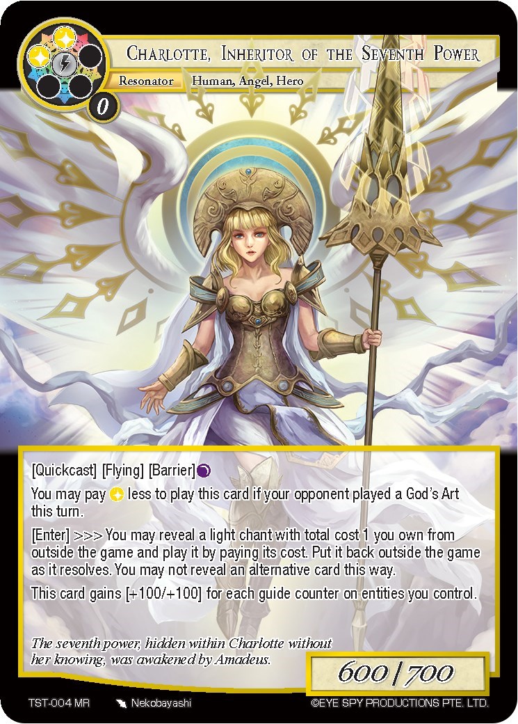 Charlotte, Inheritor of the Seventh Power - The Seventh - Force of Will