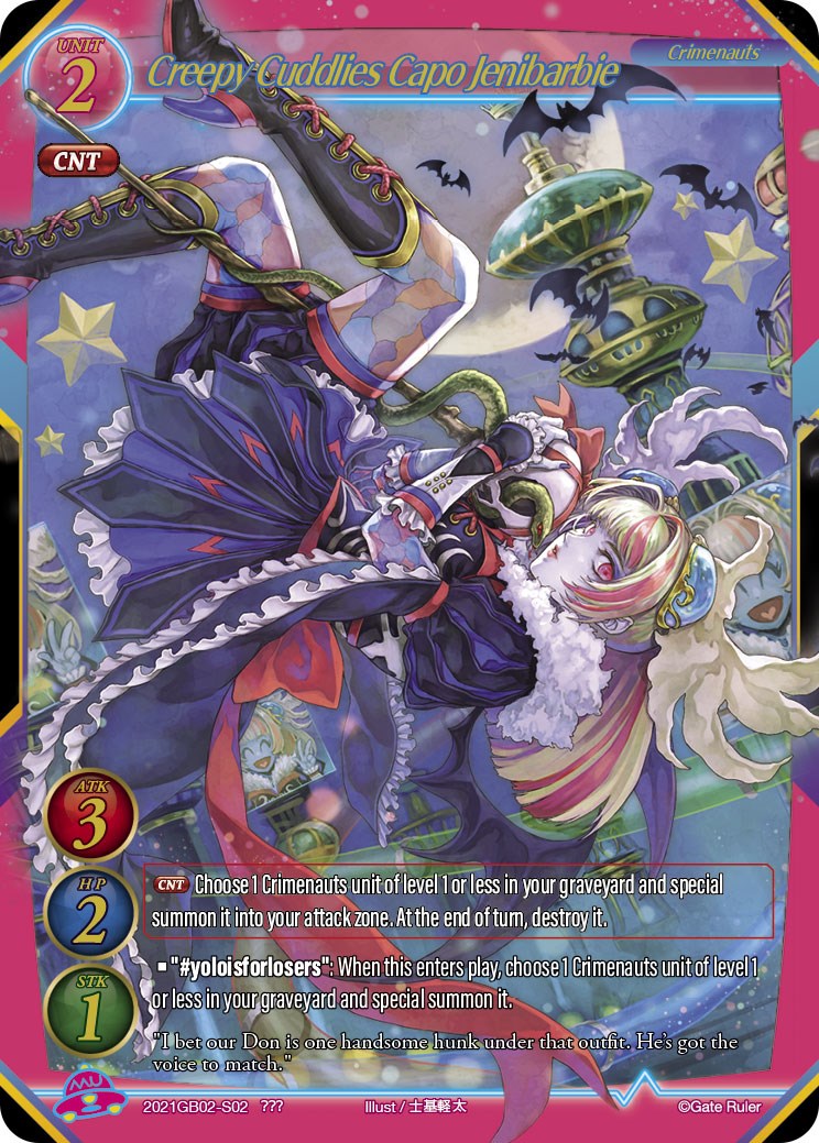 Creepy Cuddlies Capo Jenibarbie (???) - Onslaught of the Eldritch Gods ...