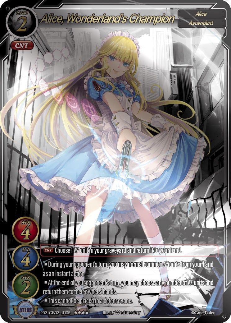 Alice, Wonderland's Champion (Uber Rare) - Onslaught of the Eldritch ...