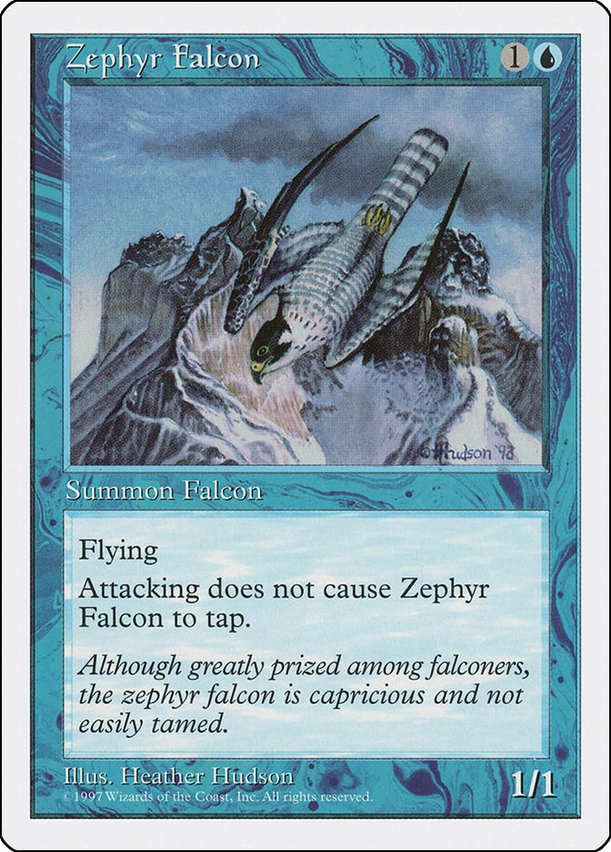 Zephyr Falcon - Fifth Edition - Magic: The Gathering