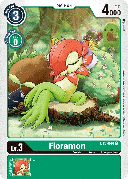 Floramon - Battle of Omni - Digimon Card Game