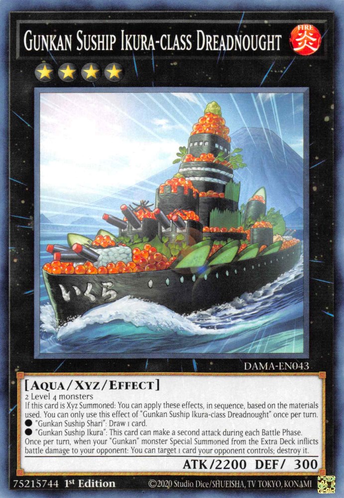 Gunkan Suship Ikura-class Dreadnought - Dawn of Majesty - YuGiOh