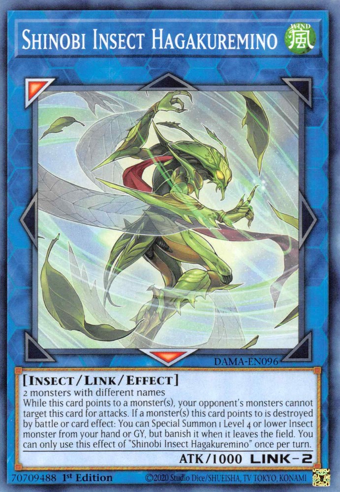 Shinobi Insect Hagakuremino - Dawn of Majesty - YuGiOh