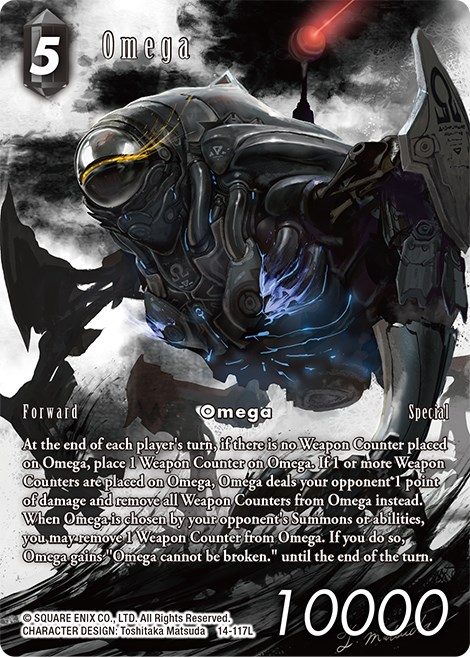 Omega (Full Art) - Opus XIV: Crystal Abyss - Final Fantasy TCG