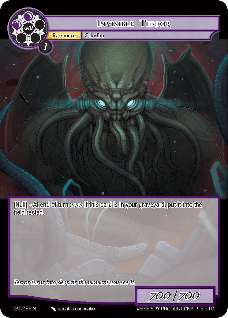 Invisible Terror - The Seventh - Force of Will