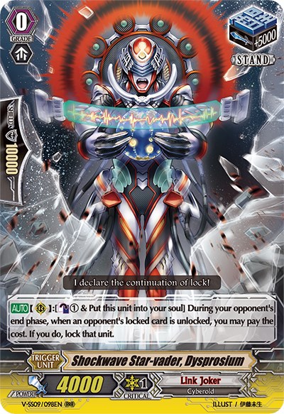 Shockwave Star-vader, Dysprosium - V-SS09: Revival Selection - Cardfight Vanguard