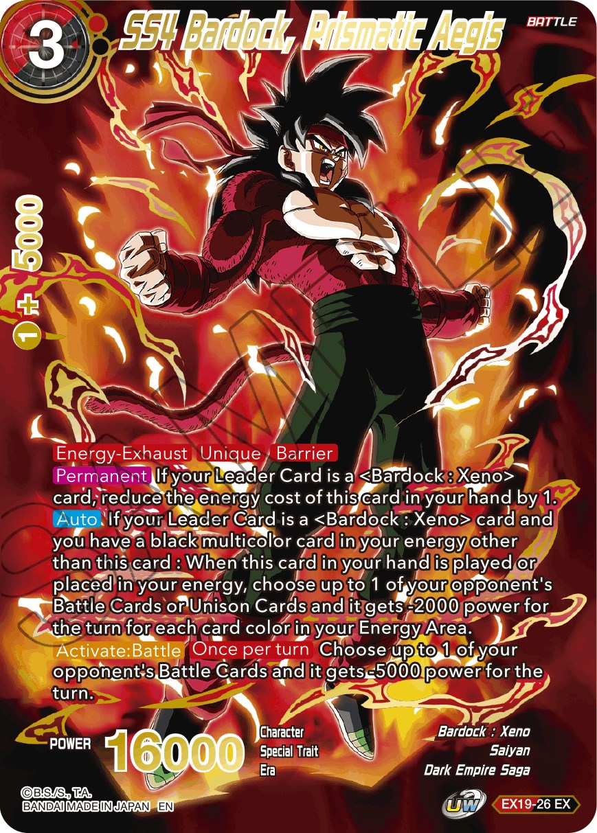 SS4 Bardock, Prismatic Aegis - Special Anniversary Set 2021 - Dragon ...