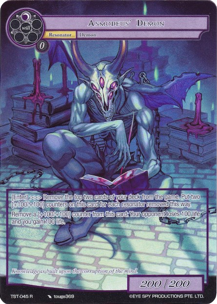Asmodeus' Demon (Full Art) - The Seventh - Force of Will