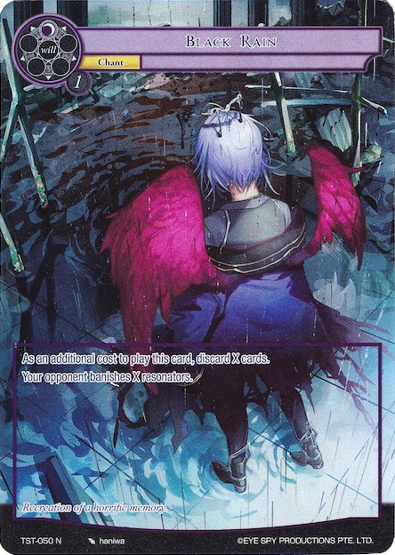 Black Rain (Full Art) - The Seventh - Force of Will