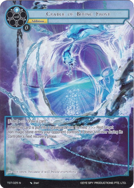 Cradle of Biting Frost (Full Art) - The Seventh - Force of Will