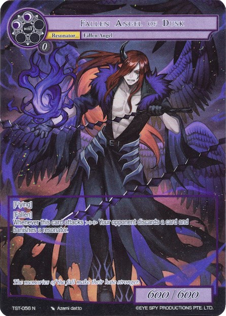 Fallen Angel of Dusk (Full Art) - The Seventh - Force of Will