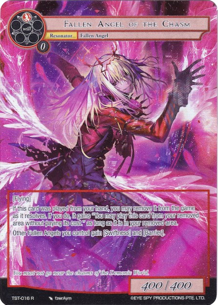 Fallen Angel of the Chasm (Full Art) - The Seventh - Force of Will