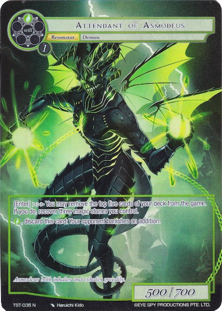 Attendant of Asmodeus (Full Art) - The Seventh - Force of Will