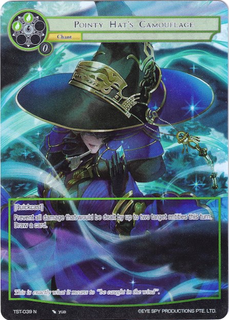 Pointy Hat's Camouflage (Full Art) - The Seventh - Force of Will