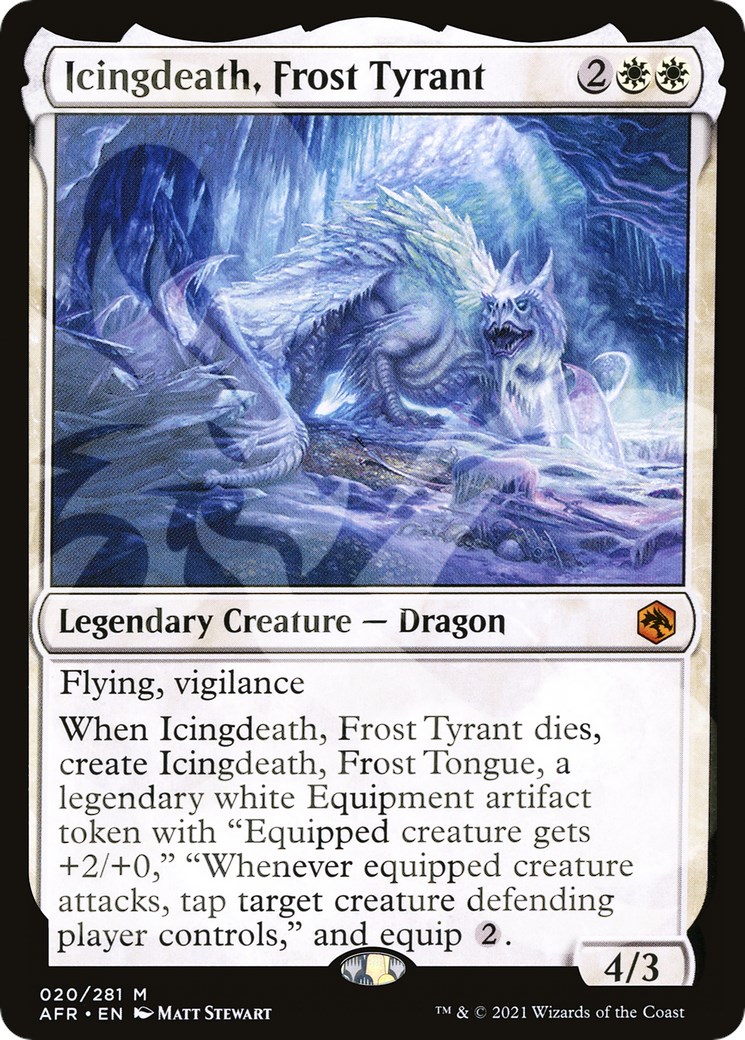 Icingdeath, Frost Tyrant - AFR Ampersand Promos - Magic: The Gathering