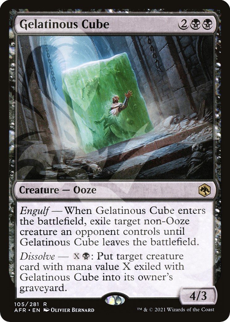 Gelatinous Cube - AFR Ampersand Promos - Magic: The Gathering