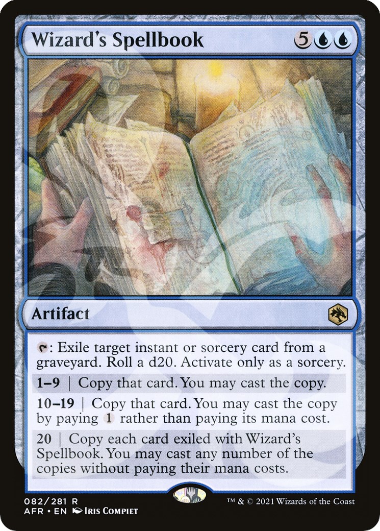 Wizard's Spellbook - AFR Ampersand Promos - Magic: The Gathering
