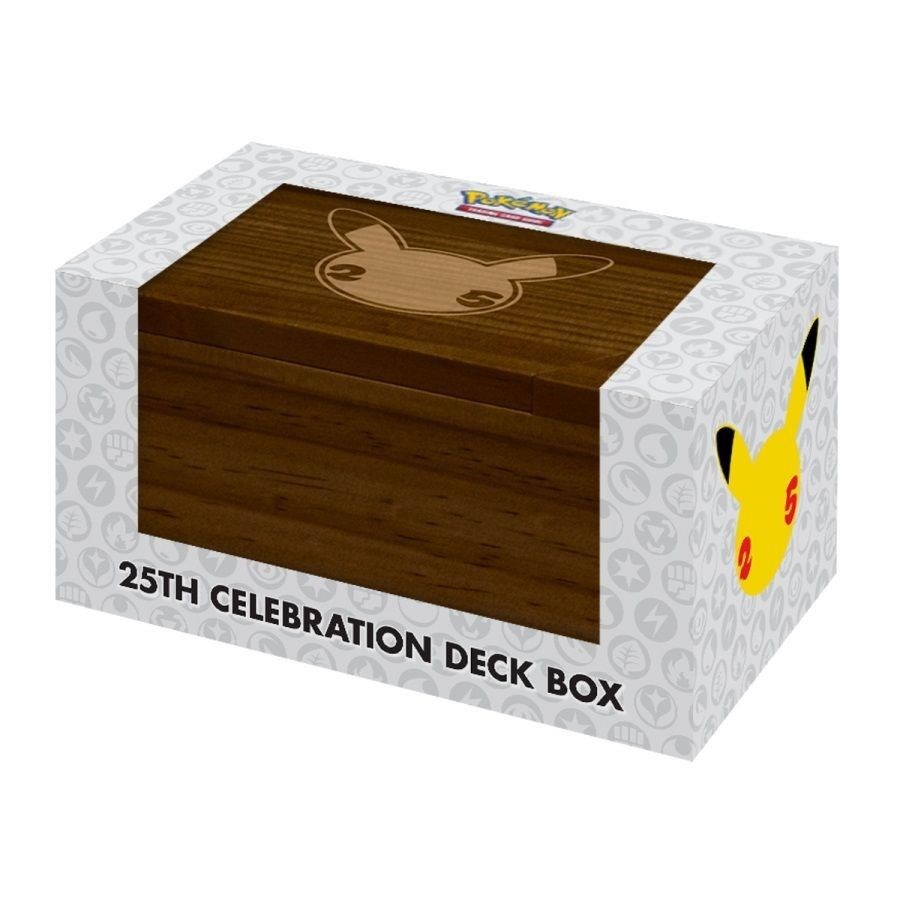 Pokemon 25th Celebration Wooden Deck Box - Ultra Pro Deck Boxes - Deck ...