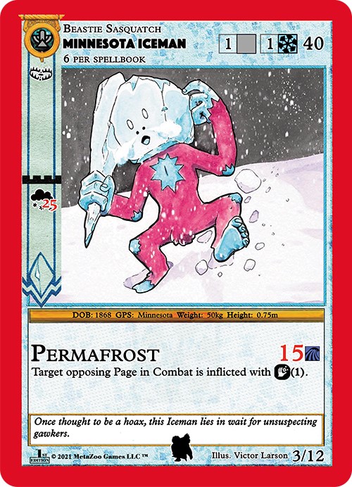 Minnesota Iceman - Cryptid Nation: First Edition Tribal Theme Decks ...
