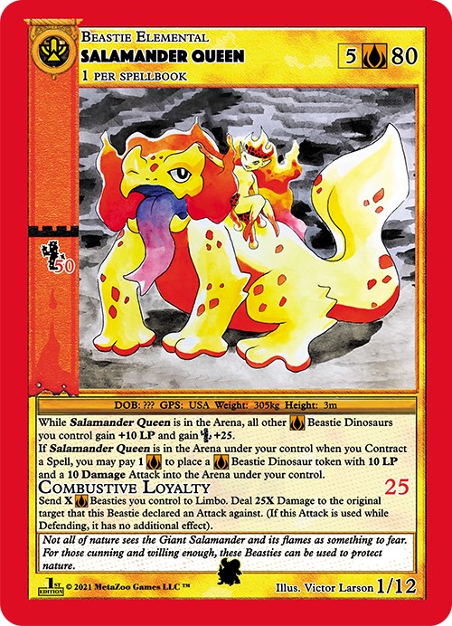 Salamander Queen - Cryptid Nation: First Edition Tribal Theme Decks ...