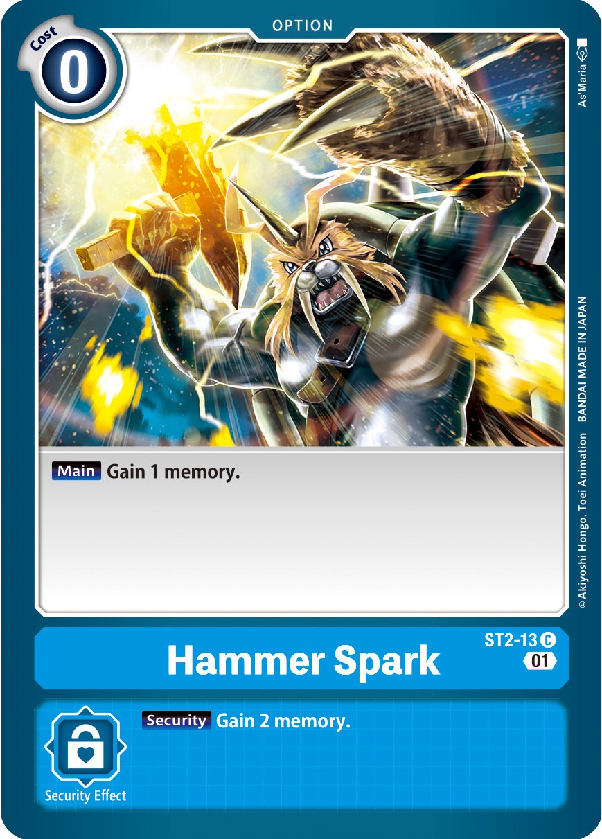 Hammer Spark - ST2-13 (Alternate Art) - Starter Deck 08: Ulforce ...