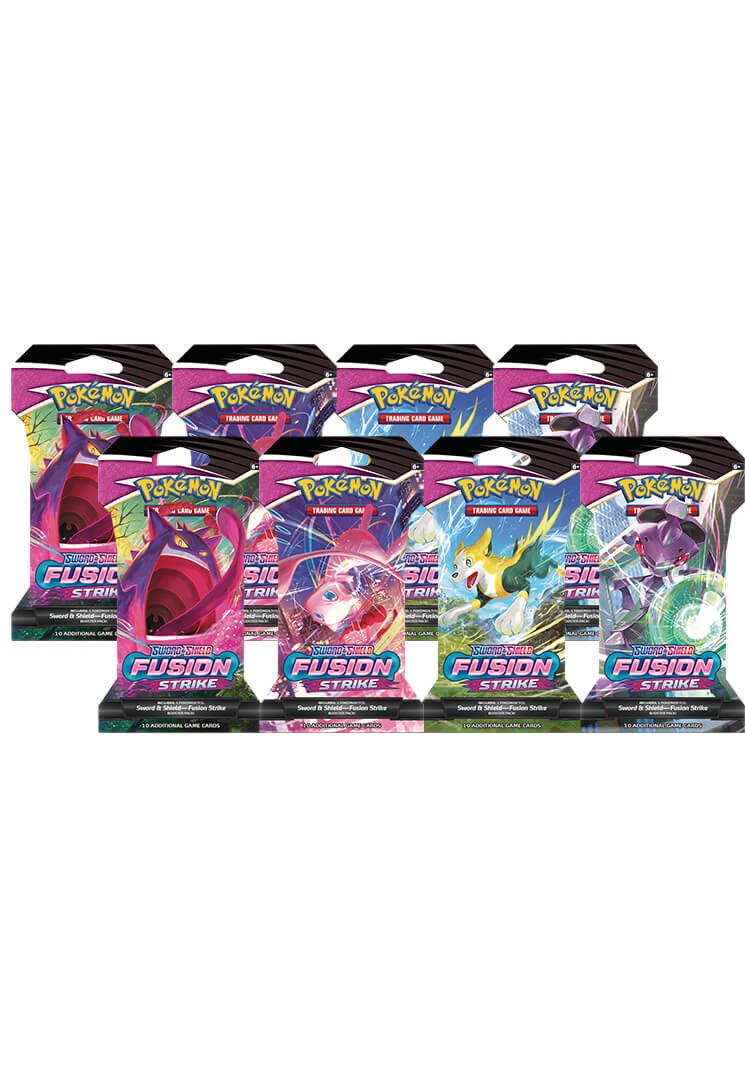 Fusion Strike Sleeved Booster Pack Bundle [Set of 8] - SWSH08: Fusion ...