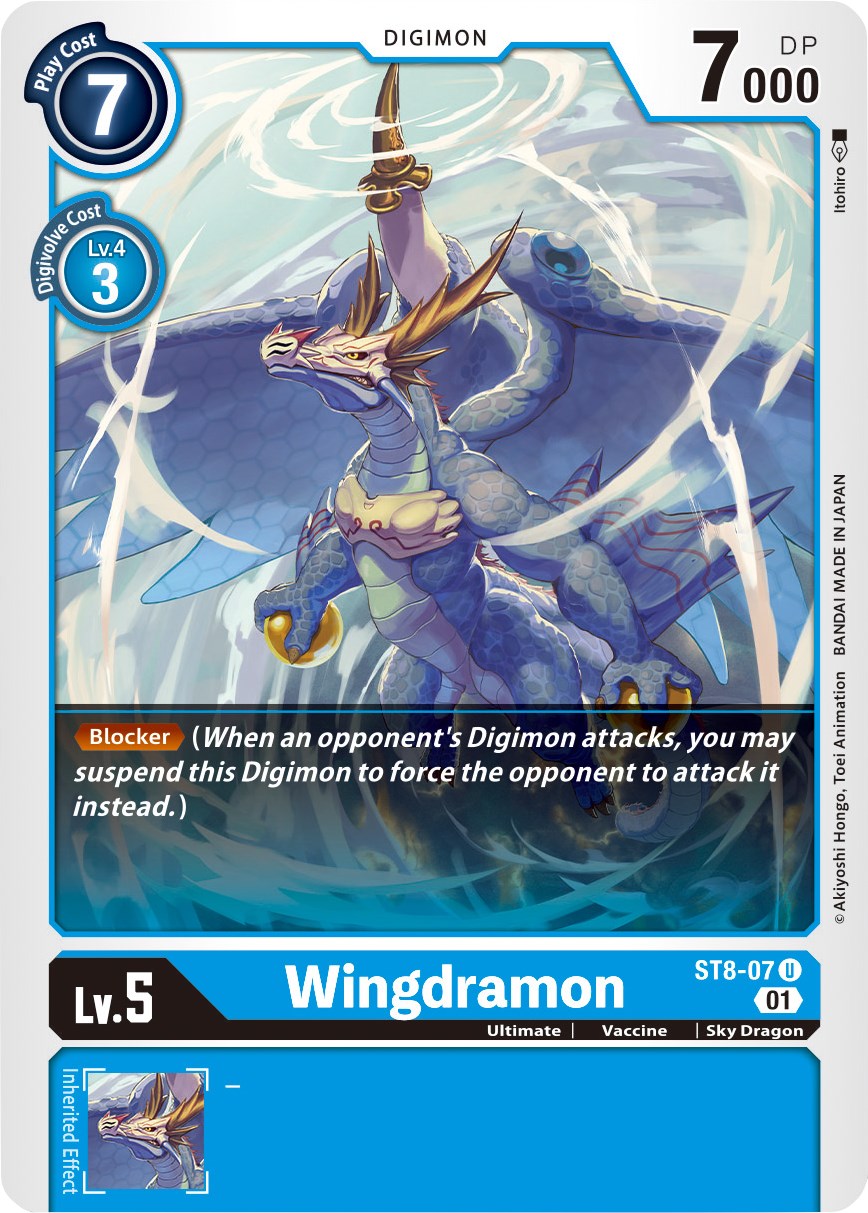Wingdramon - Starter Deck 08: Ulforce Veedramon - Digimon Card Game