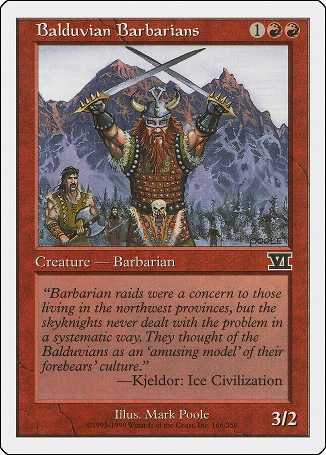 Balduvian Barbarians - Classic Sixth Edition - Magic: The Gathering