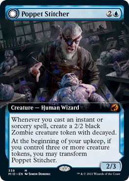 Poppet Stitcher (Extended Art) - Innistrad: Midnight Hunt - Magic: The ...