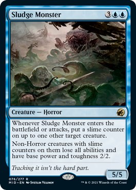 Sludge Monster - Innistrad: Midnight Hunt - Magic: The Gathering