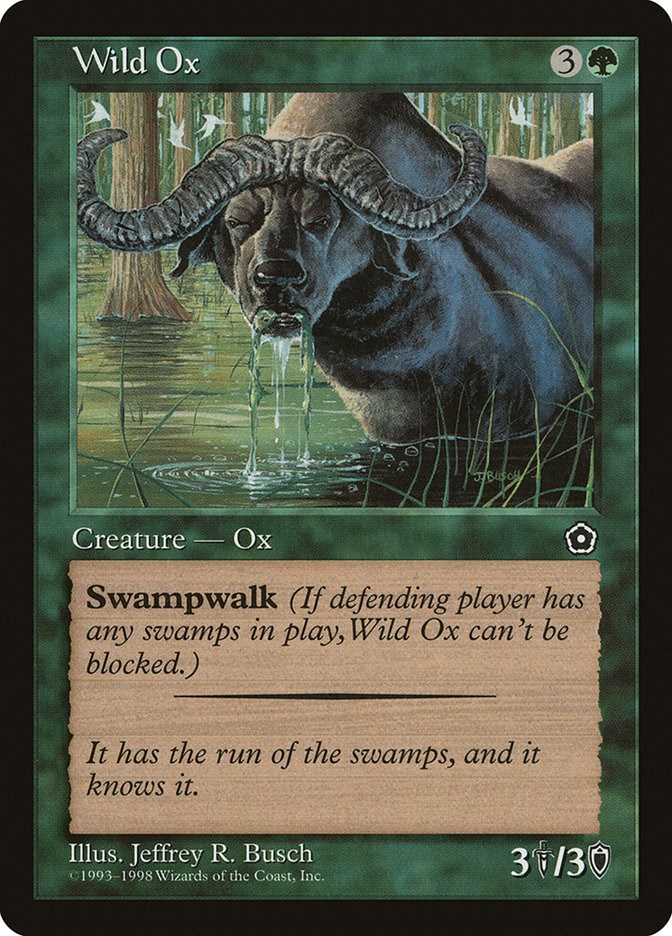 Wild Ox - Portal Second Age - Magic: The Gathering