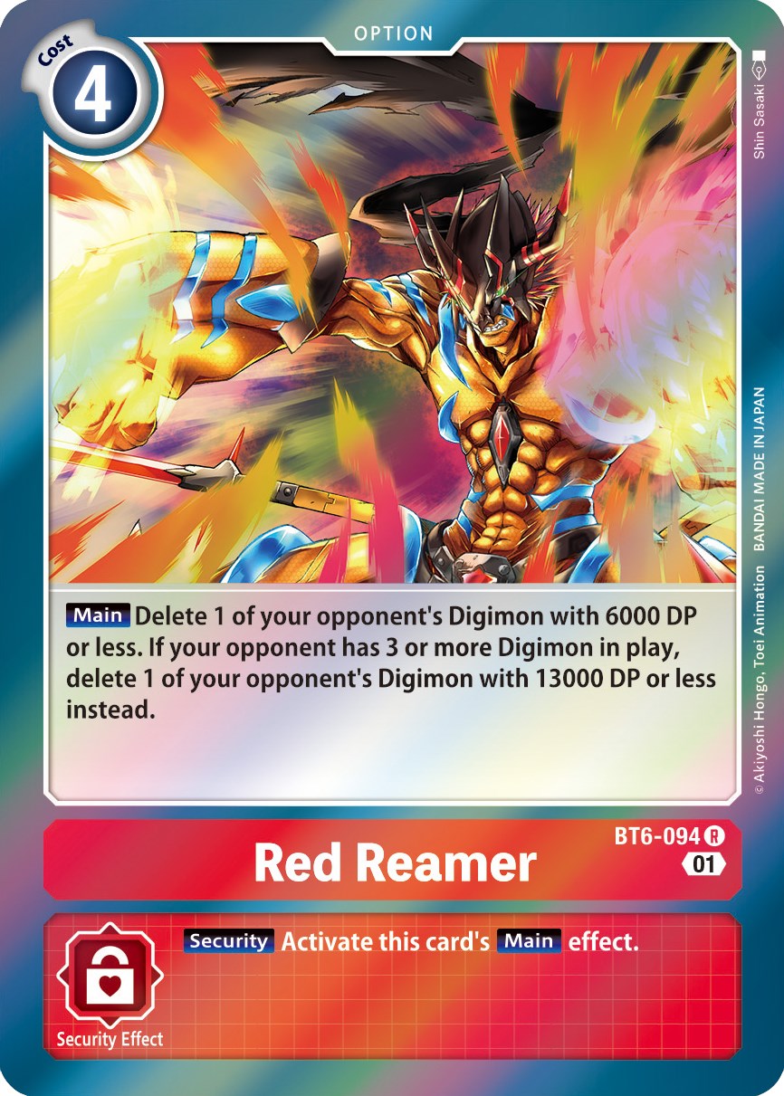 Red Reamer - Double Diamond - Digimon Card Game