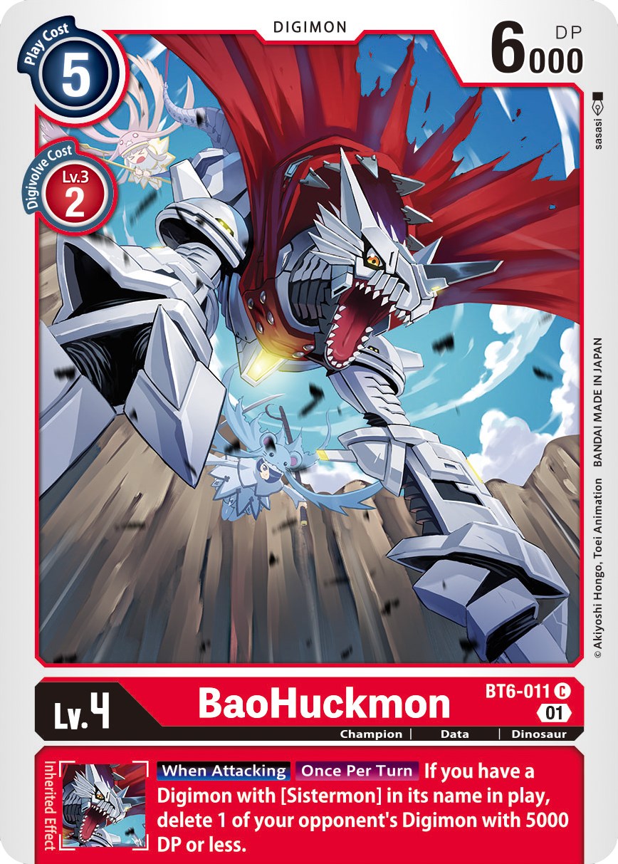 BaoHuckmon - Double Diamond - Digimon Card Game