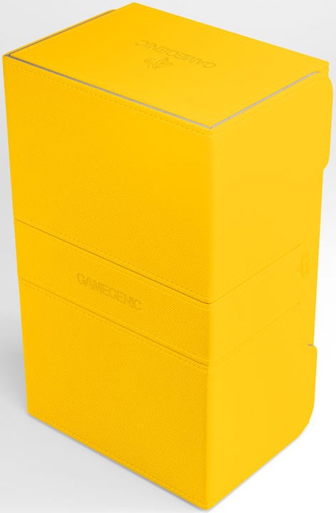 GameGenic Stronghold Deck Box - Yellow (Holds 200+) - GameGenic Deck ...